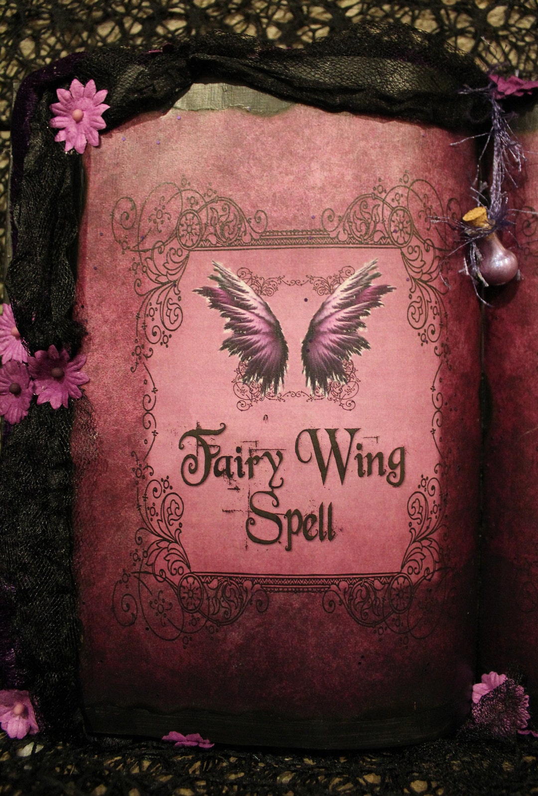 Fairy Wing Spell, Spell Book, Fairy Decor, Enchanted, Mystical, Magical ...