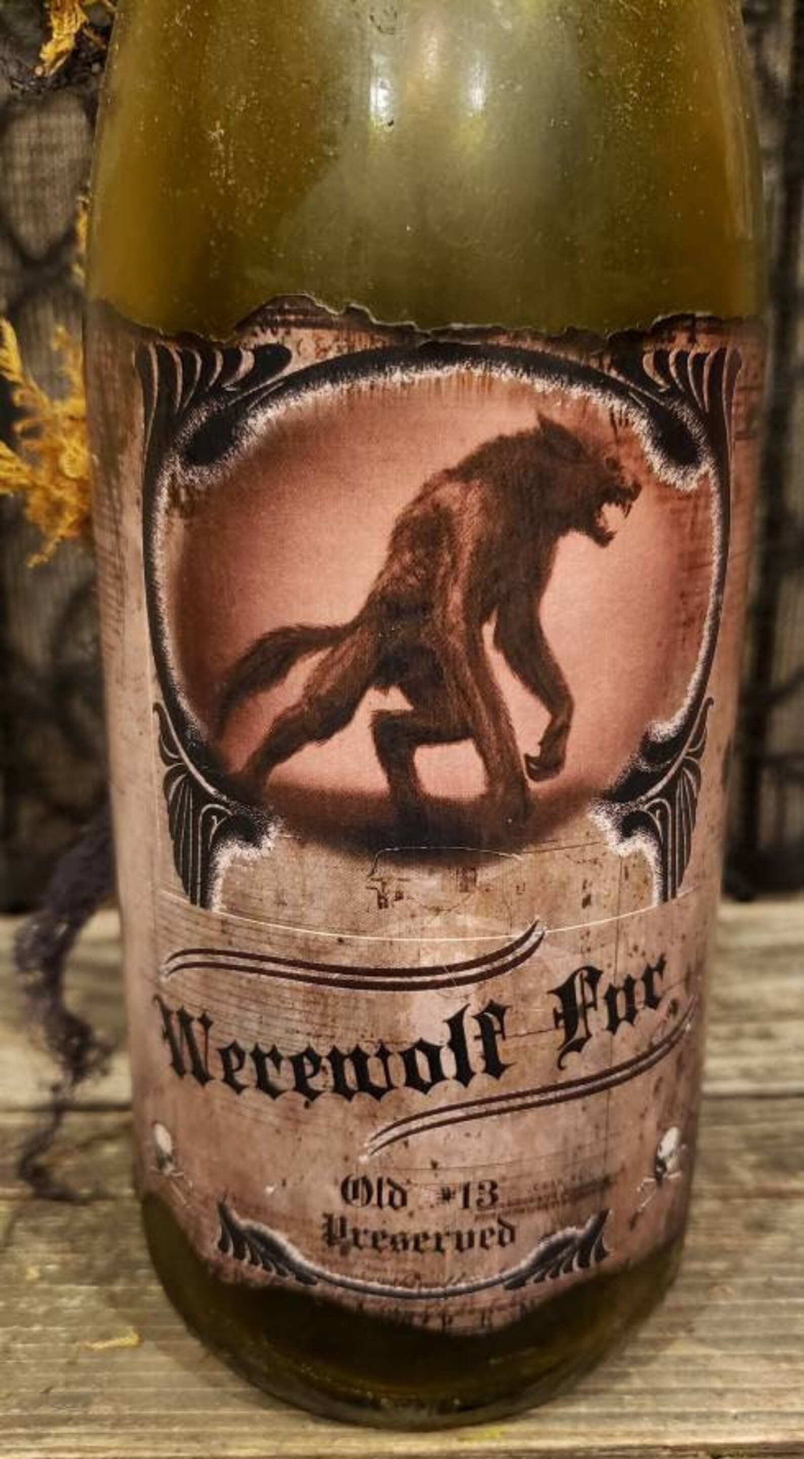 Halloween Potion Bottle Werewolf Fur Halloween Decorations - Etsy