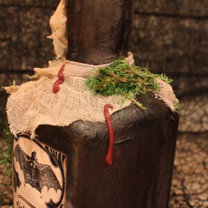 Halloween Potion Bottle, Bat Blood, Halloween Decorations, Halloween ...