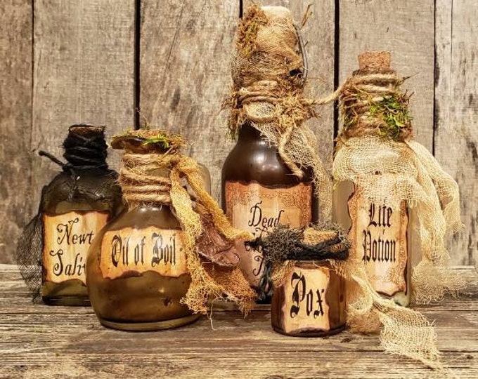 Hocus Pocus Inspired Potion Bottle Set, Halloween Decor, Hocus Pocus ...
