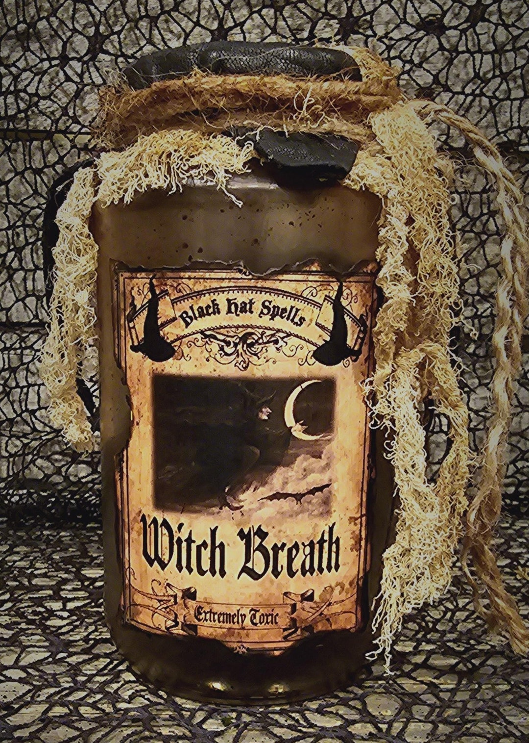 Handmade Witch Breath Potion Bottle: Halloween Home Decor - Etsy