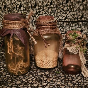 The Witches' Brew Potion Bottles, Apothecary, Halloween Home Decor ...