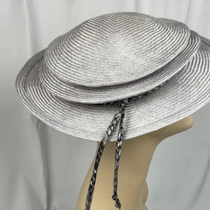 Handmade Travel Hat, Folding Hat, Parasisal Straw, Silver Gray, Fits ...