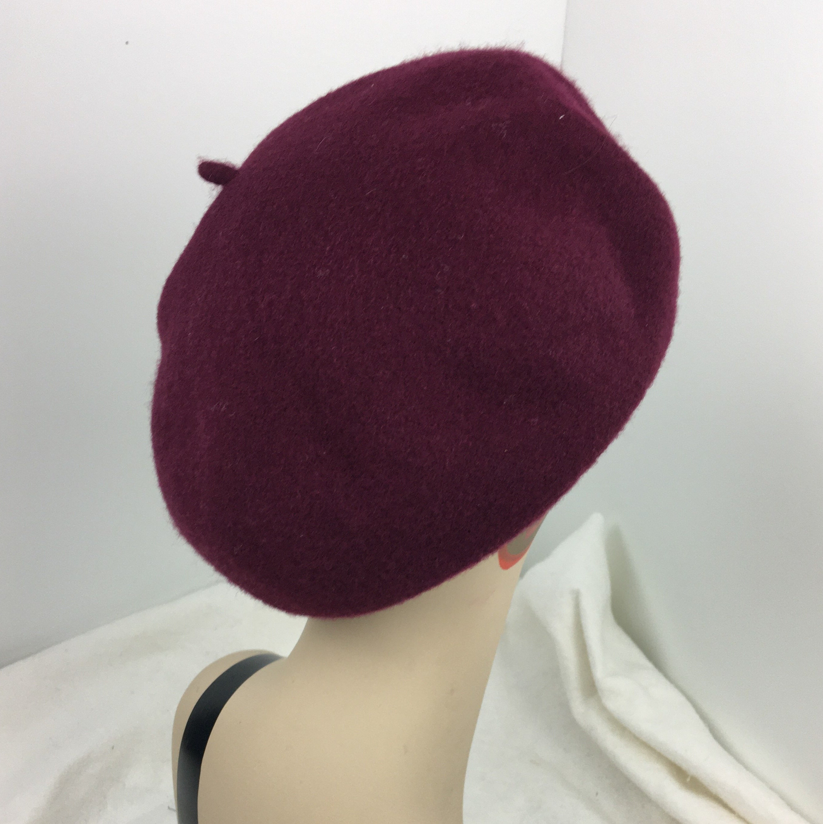 French Beret Wool Oversize Extra Large 1930's 1940's Look Garbo ...
