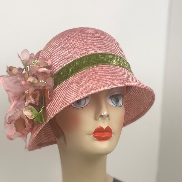 Straw Cloche Hat - Etsy