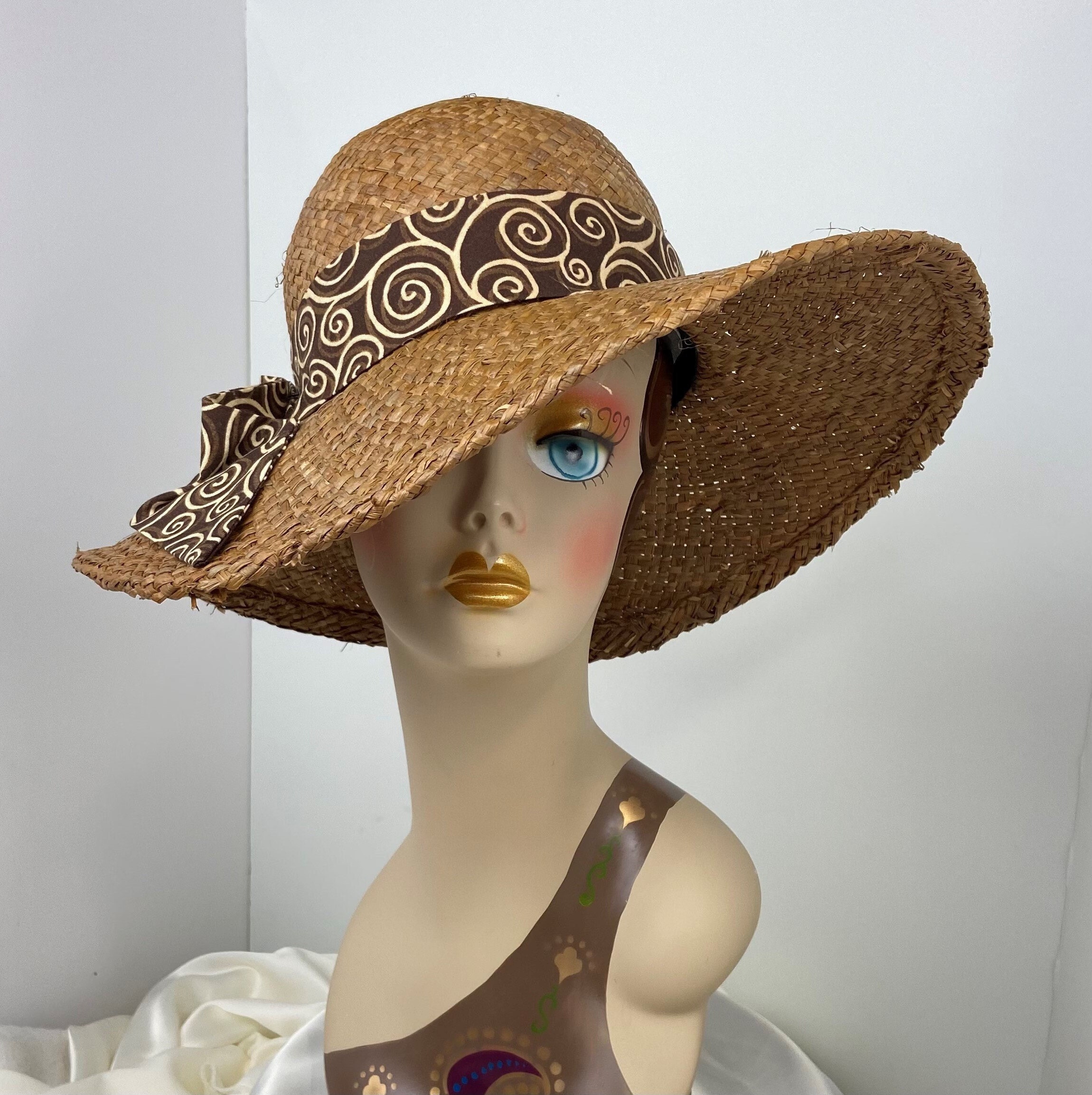 Handmade Toyo Straw Hat Wide Brim