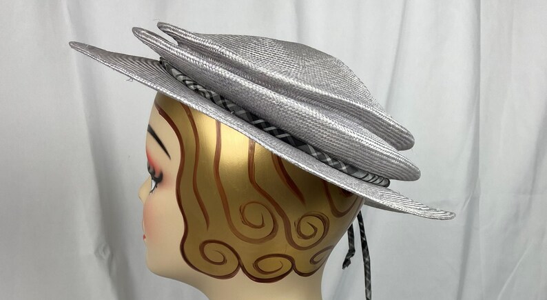 Handmade Travel Hat, Folding Hat, Parasisal Straw, Silver Gray, Fits ...