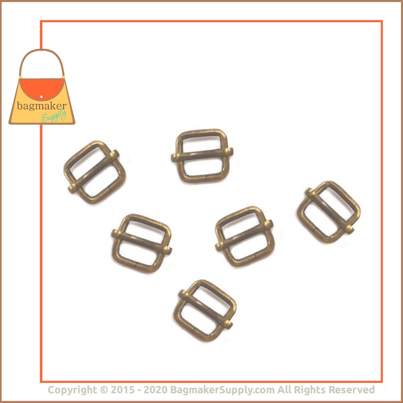 1/2 Inch Moving Bar Slide Antique Brass / Bronze Finish 18 | Etsy