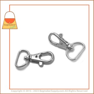 3/4 Inch Snap Hook Trigger Style Nickel Finish 2 Pieces 19 - Etsy