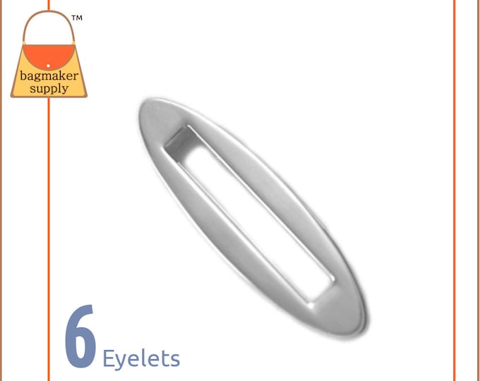 1.5 Inch Screw Back Eyelet, Nickel Finish, 6 Eyelets, 1-1/2 Inch 38 Mm ...
