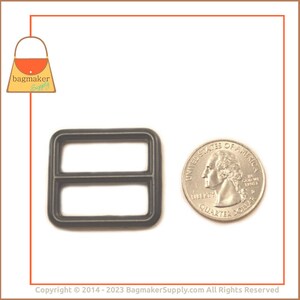 1 Inch Slide Black Finish 6 Pieces 25 Mm Metal Triglide for - Etsy