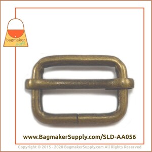 3/4 Inch Moving Bar Slide Antique Brass Finish 18 Pack .75 | Etsy