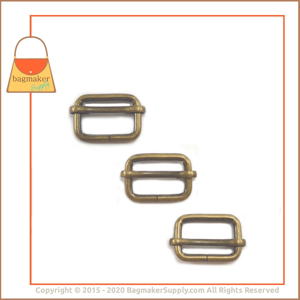 3/4 Inch Moving Bar Slide Antique Brass Finish 18 Pack .75 | Etsy