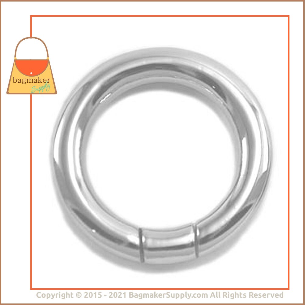 1 Inch Screw Gate Ring Nickel Finish 2 Pieces 25 Mm 1 Inch - Etsy