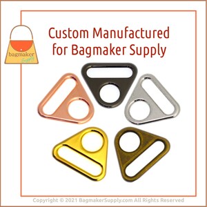 1 Inch Triangle Double Ring Deluxe Rose Gold Finish 6 Pack - Etsy