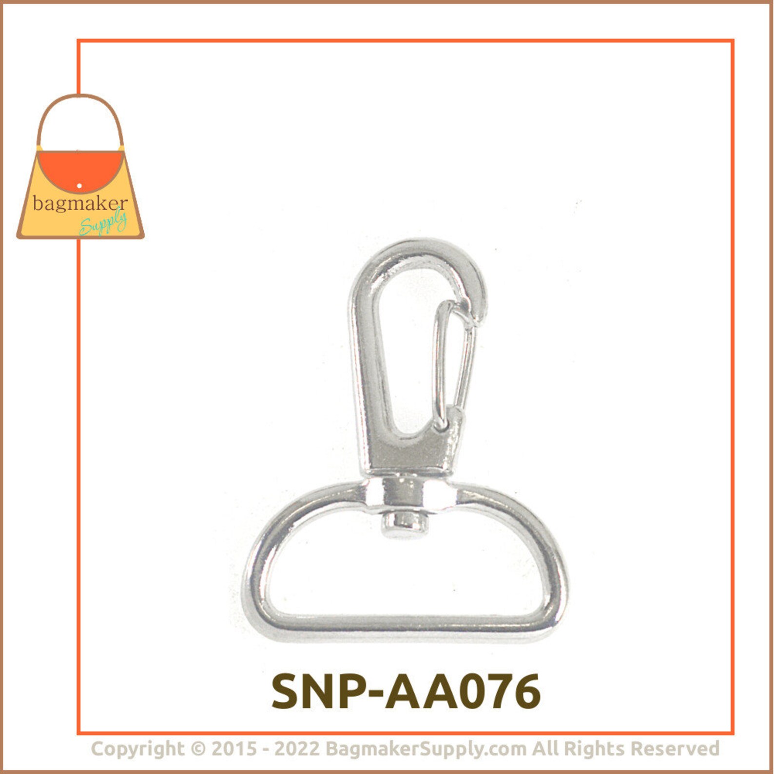 1 Inch Swivel Snap Hook Nickel Finish 6 Pieces 25 Mm Spring - Etsy