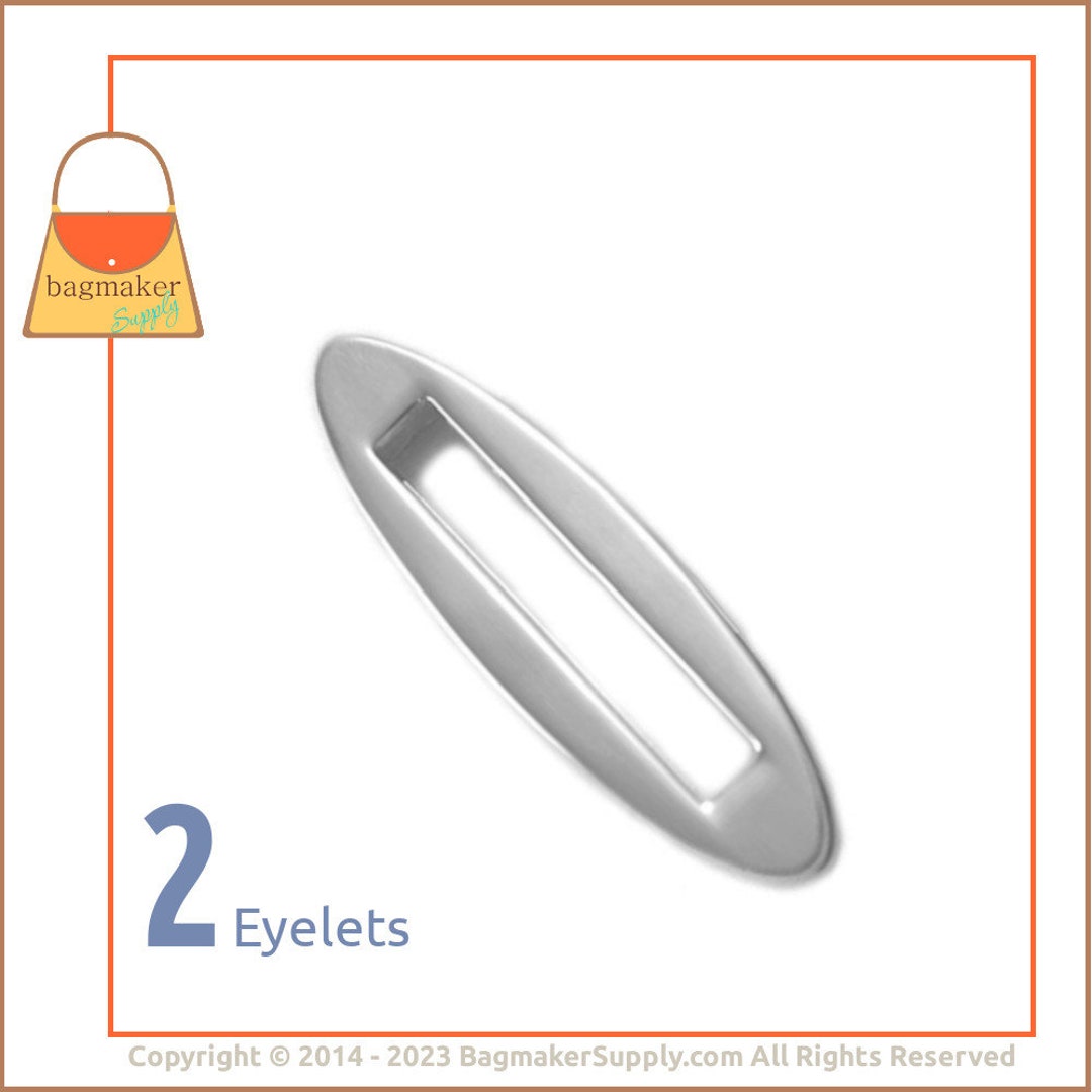 1-1/2 Inch Screw Back Eyelet, Nickel Finish, 2 Eyelets, 1.5 Inch 38 Mm ...