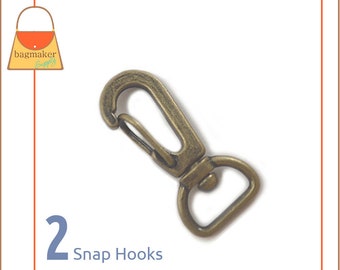 1 1/4 Metal Large Bolt Snap Hook Black Nickel METAL - Etsy