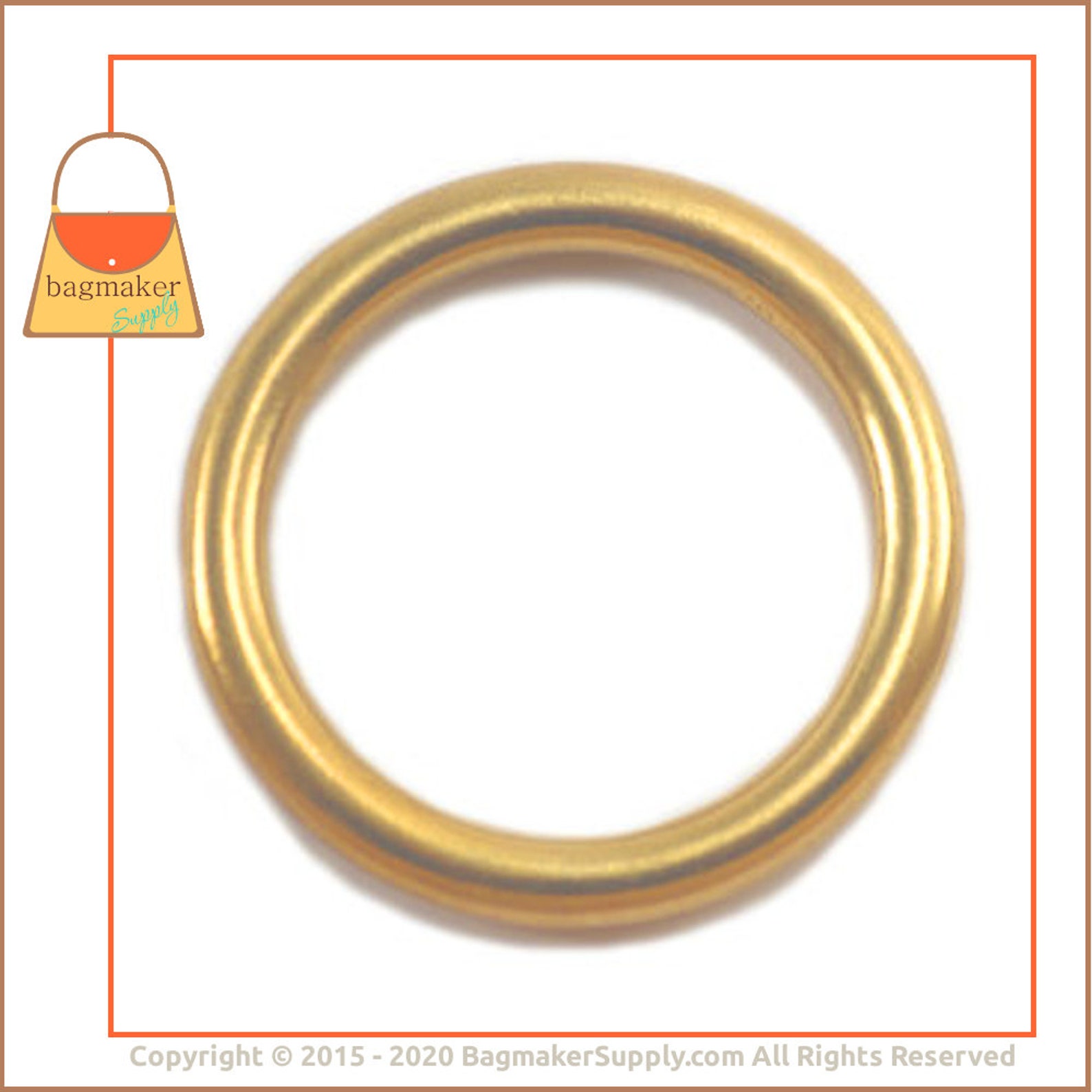 1-1/4 Inch O Ring Cast Solid Brass 2 Pieces 5 Mm Gauge - Etsy