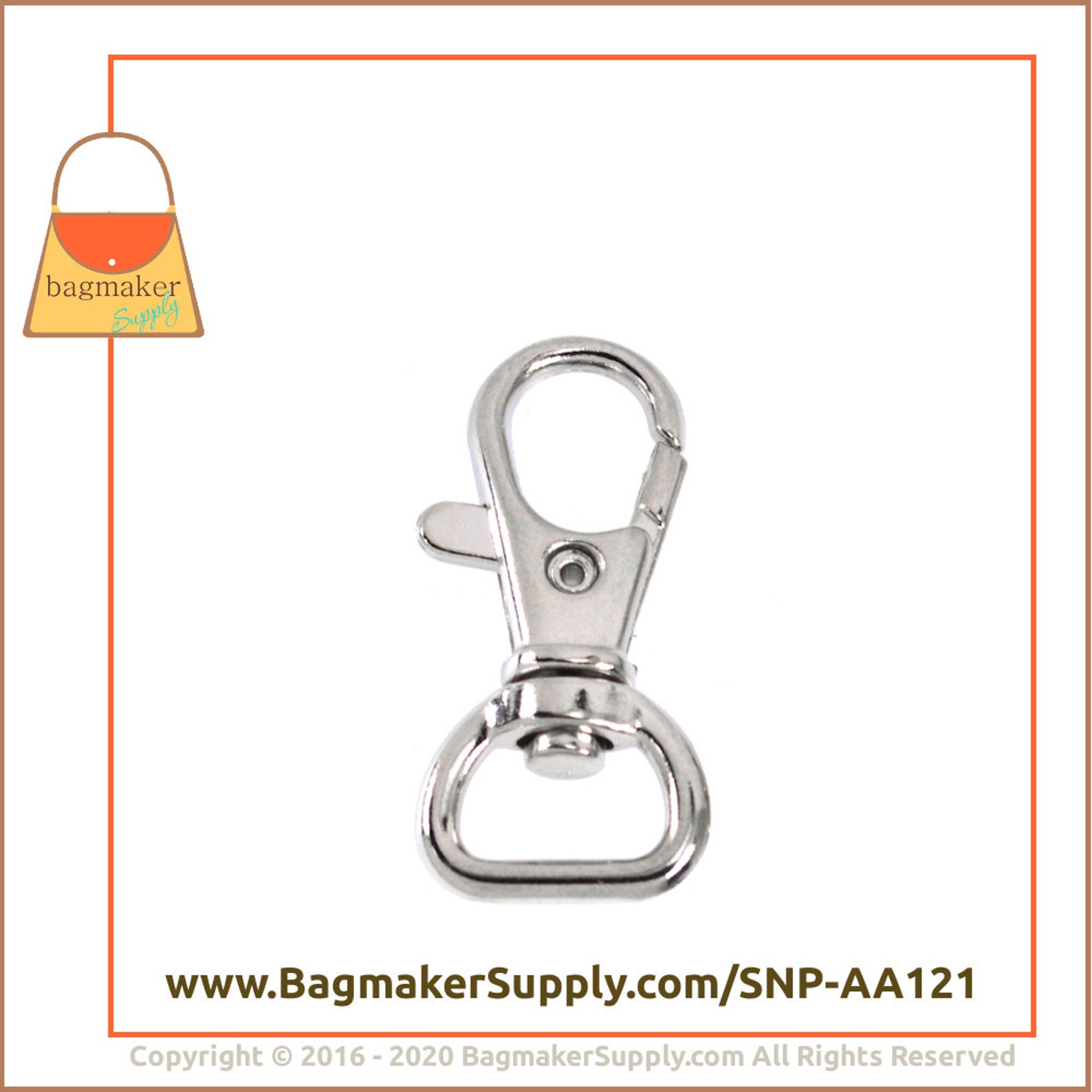 1/2 Inch Snap Hook Lobster Claw Trigger Style Swivel Clip - Etsy