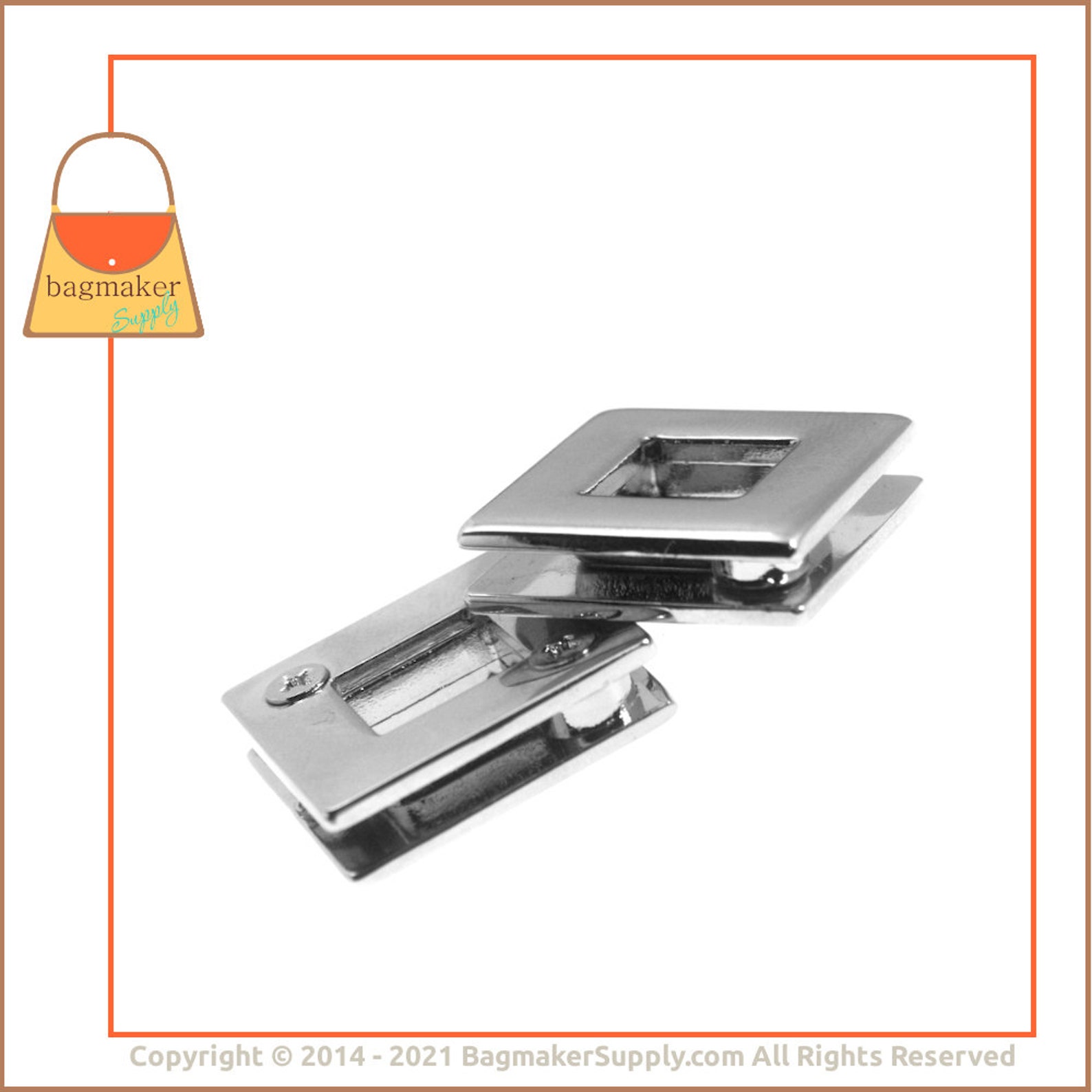 3/8 Inch Square Screw Back Eyelet Nickel Finish 18 Eyelets - Etsy