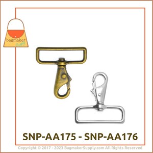 2 Inch Snap Hook Antique Gold / Light Antique Brass Finish - Etsy