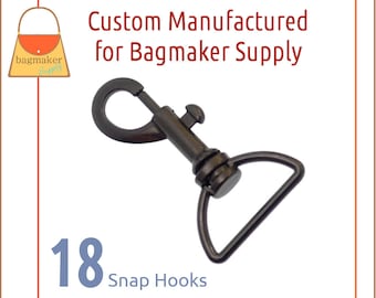 1 1/2 Metal Large Bolt Snap Hook Black Nickel METAL HOOK Mhk-100-bn - Etsy