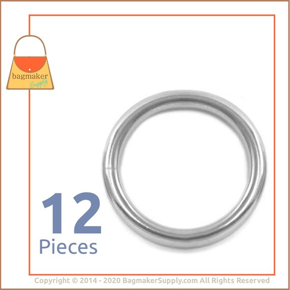 1 Inch O Ring Stainless Steel 12 Pieces 25 Mm O-ring 4 Mm | Etsy