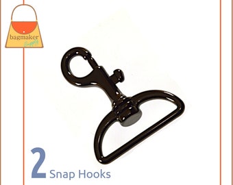 1 1/2 Metal Large Bolt Snap Hook Black Nickel METAL HOOK Mhk-100-bn - Etsy