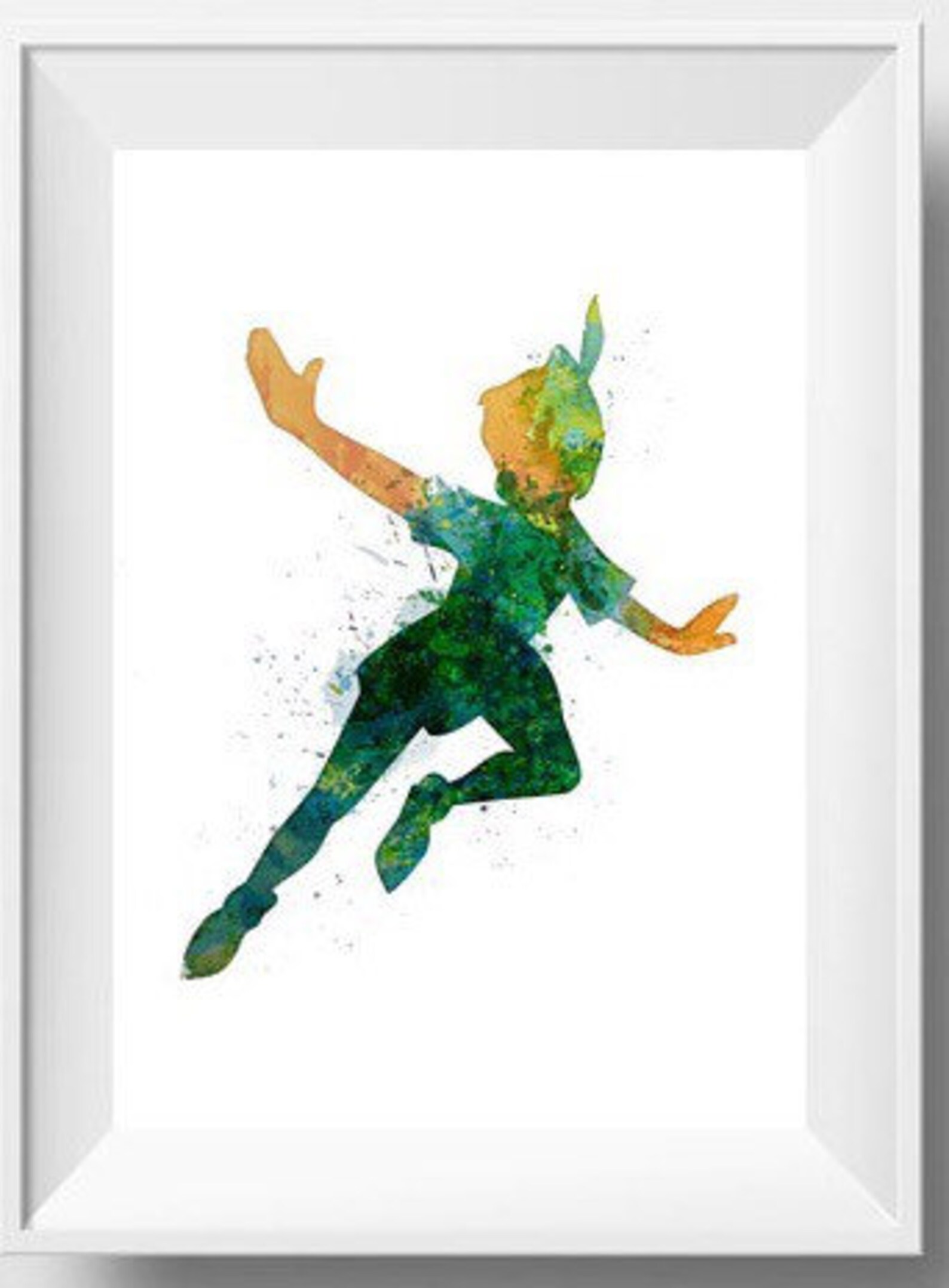 Peter Pan Watercolor Printable Digital Download | Etsy