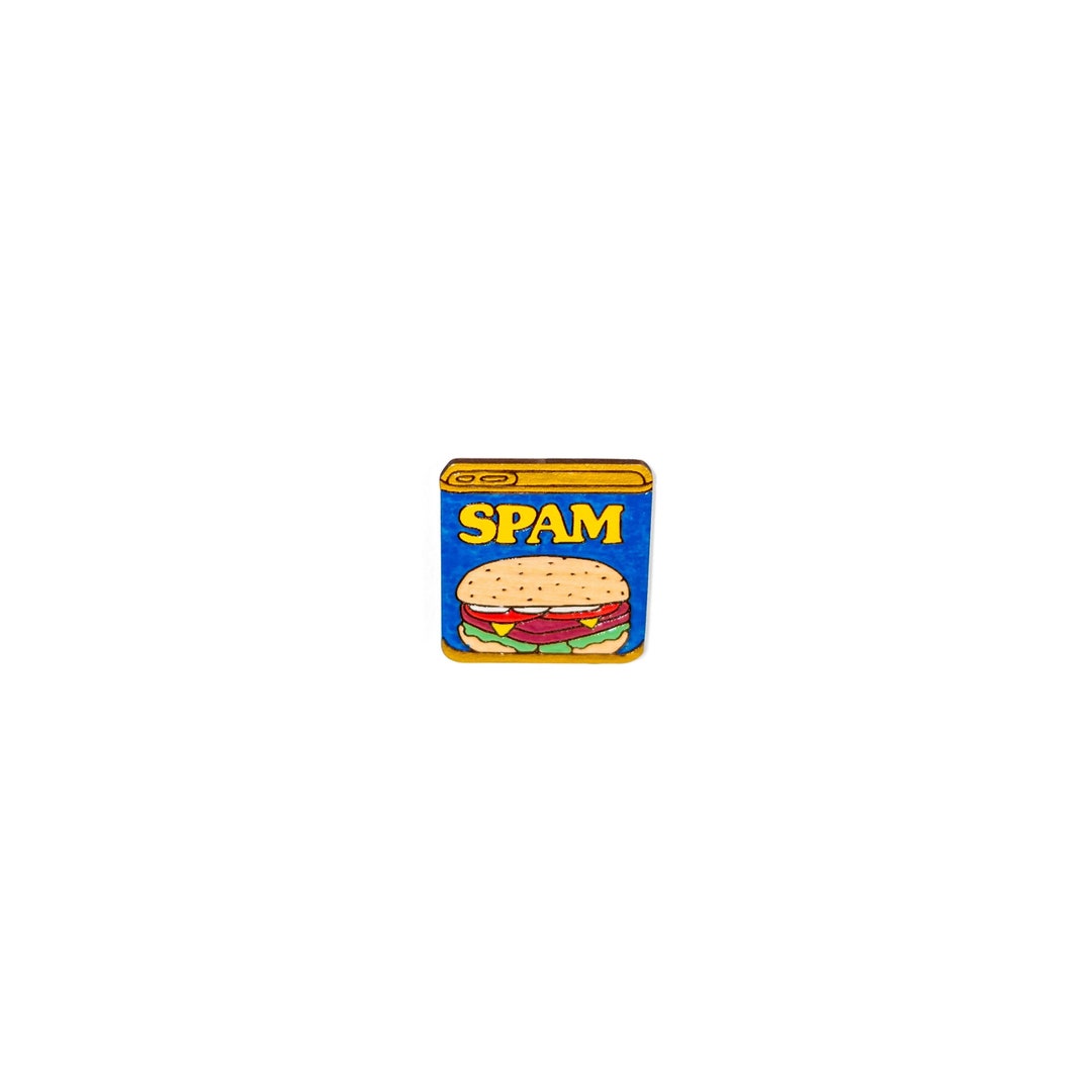 Spam Fan Art Pin, Magnet, Keychain, or Jibbitz, Handpainted © 2019 - Etsy
