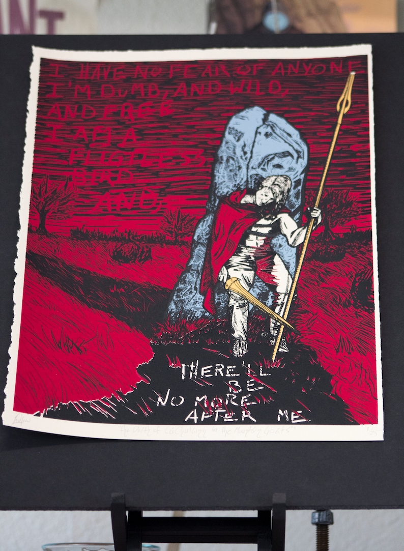 Death of Cúchulainn by the Mountain Goats Limited Art Print | Etsy