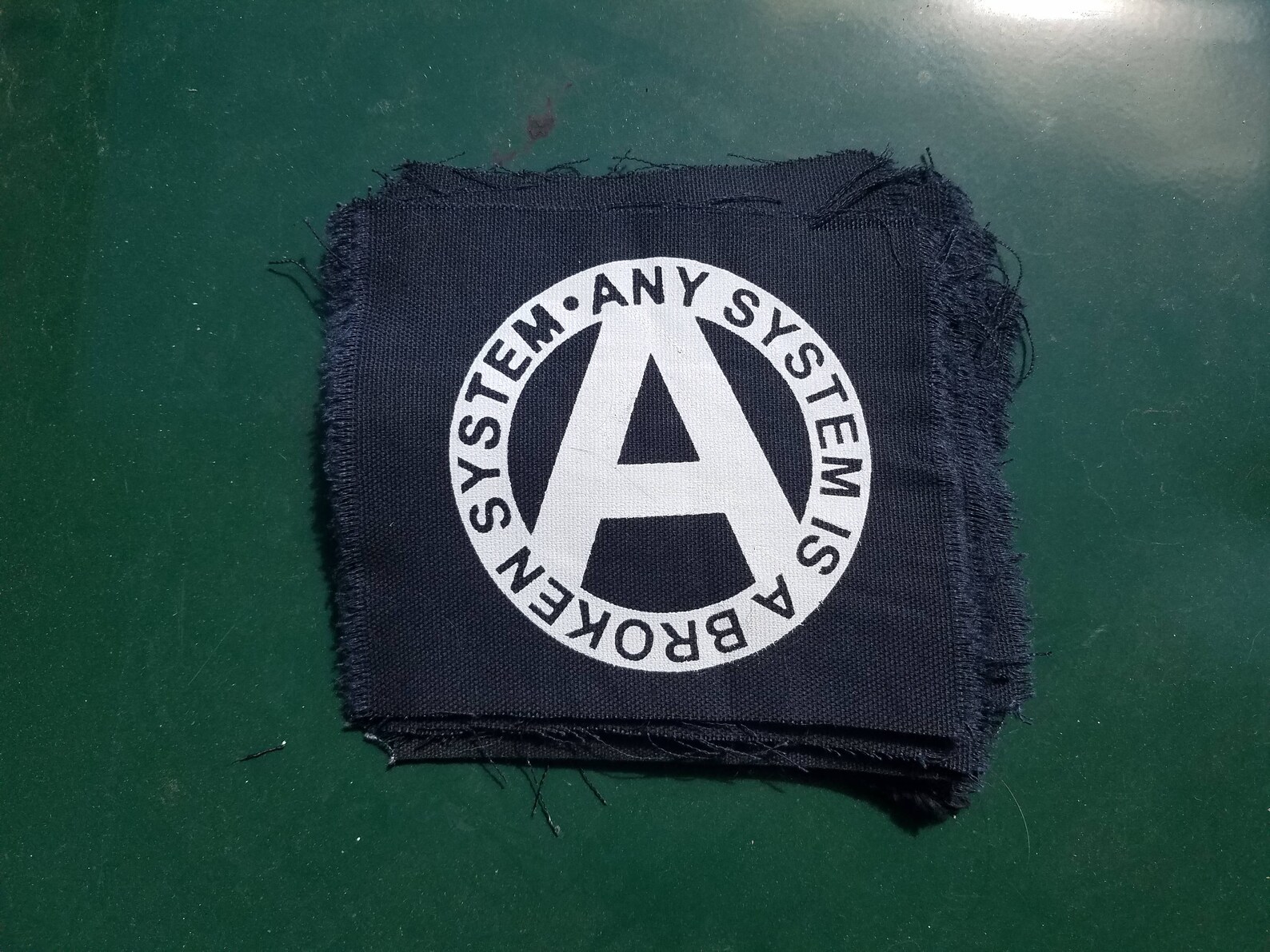 Any System Anarchist Punk Patch Crust Anarcho - Etsy