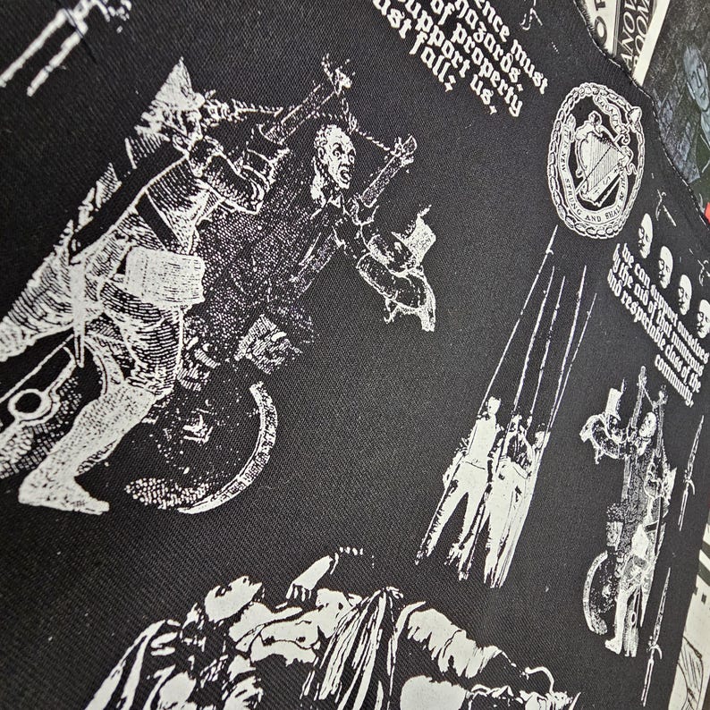 Men of No Property - Screen Printed Back Patch | Punk | Black Metal ...