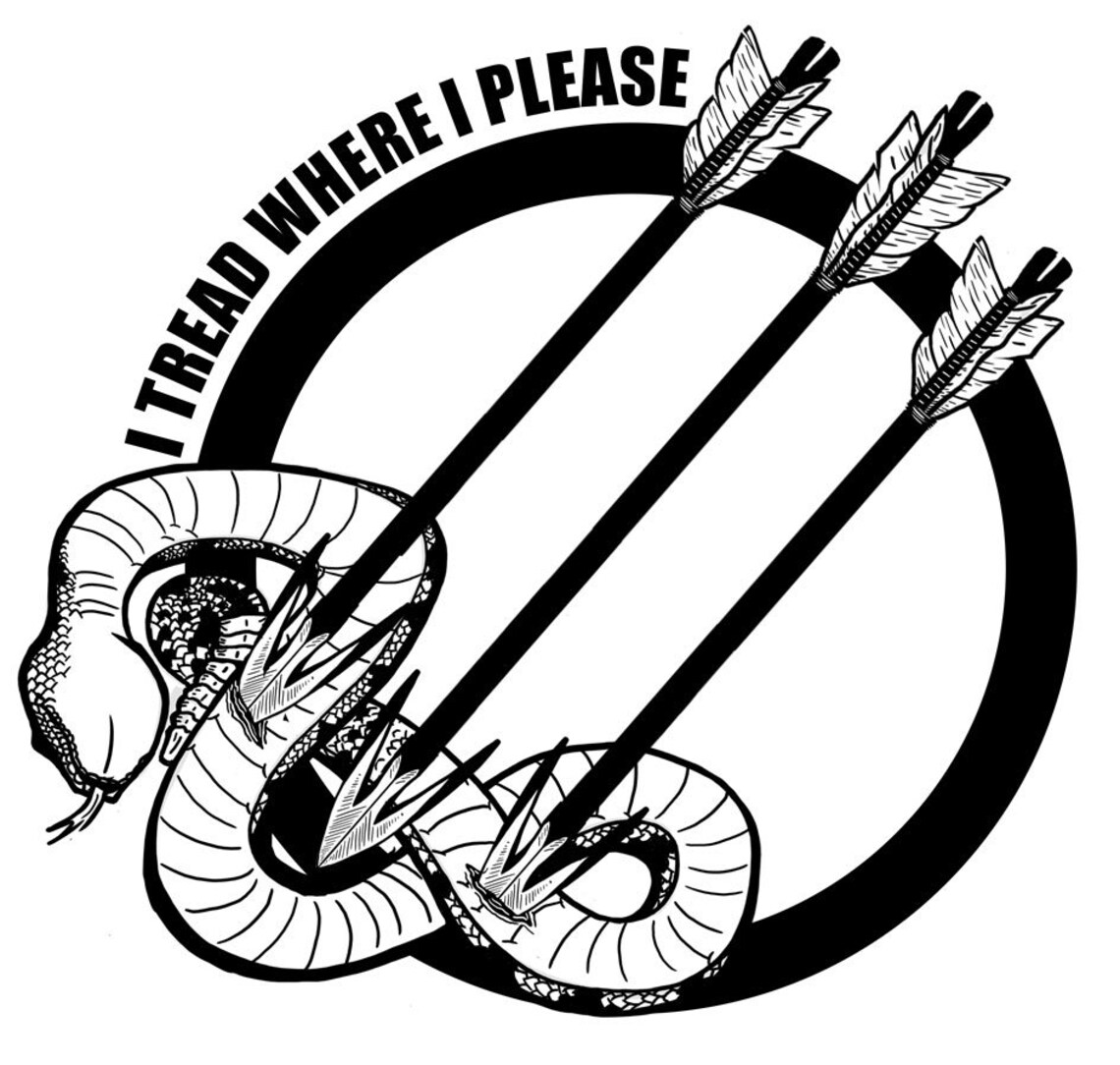 Anti-fascist tread Where I Please Punk Patch - Etsy