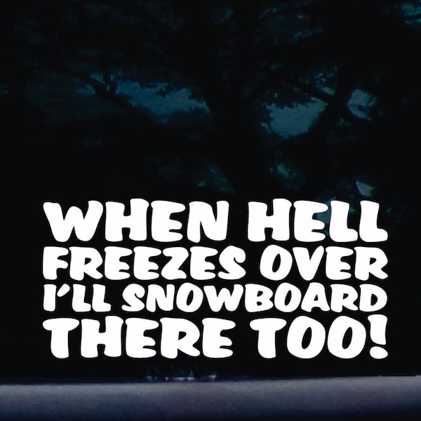 Hell Freezes Over - Etsy
