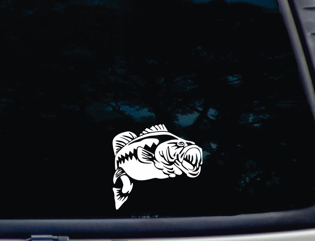 Largemouth Bass! - Die Cut Vinyl Window Decal [a-1939] - Etsy
