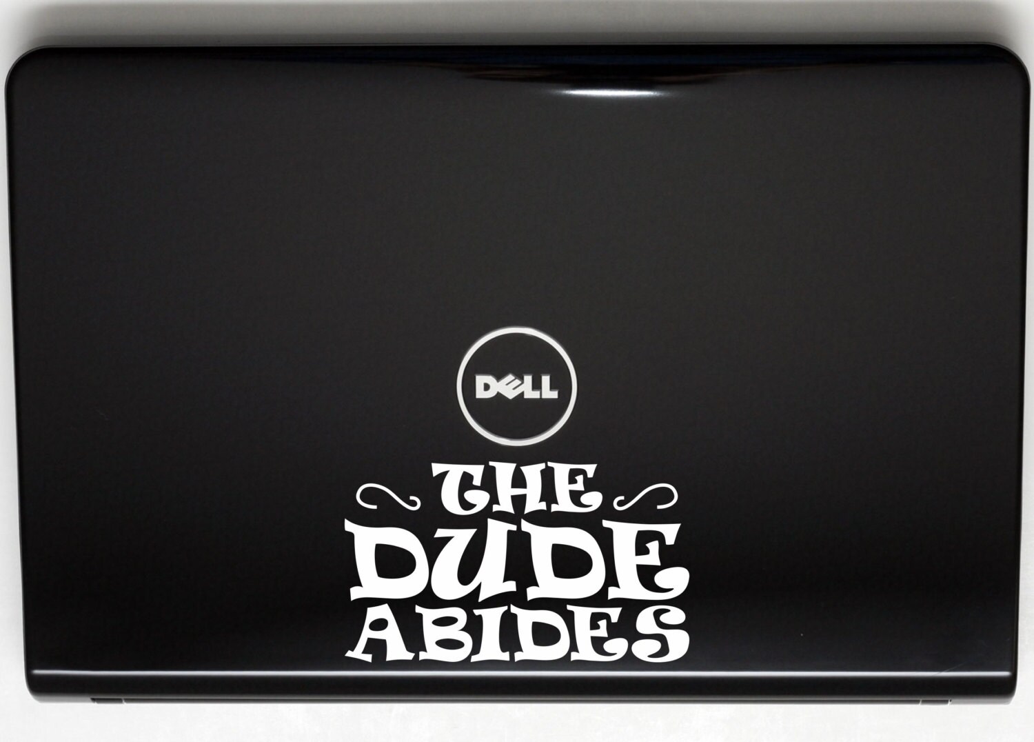 The dude abides funny die cut vinyl window decal a-253 | Etsy