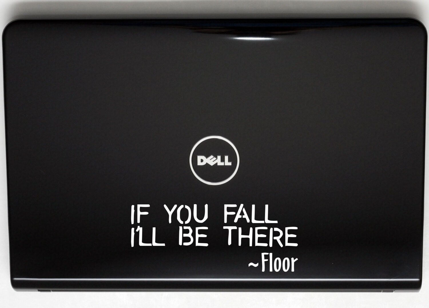 If you fall I'll be there Floor Funny die cut vinyl | Etsy