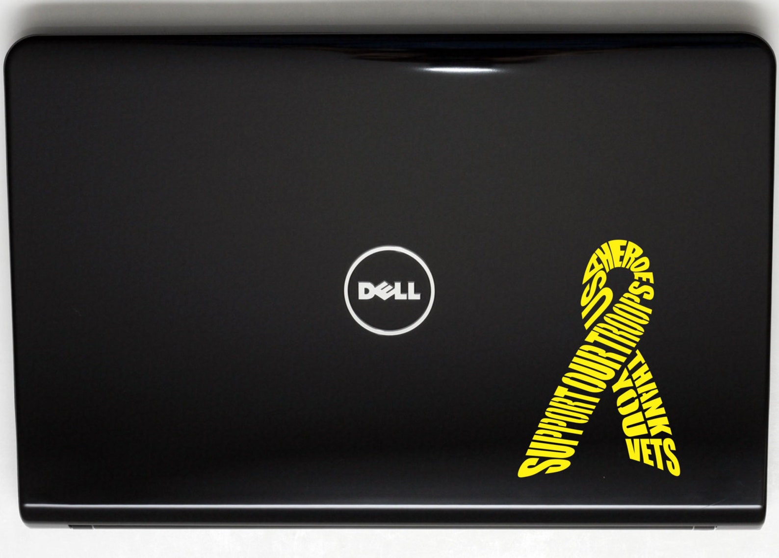 Military Support Ribbon Support Our Troops Die Cut Yellow - Etsy