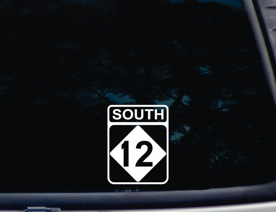 NC 12 - South! OBX Vacation Die Cut Vinyl Window Decal [a-1644] - Etsy
