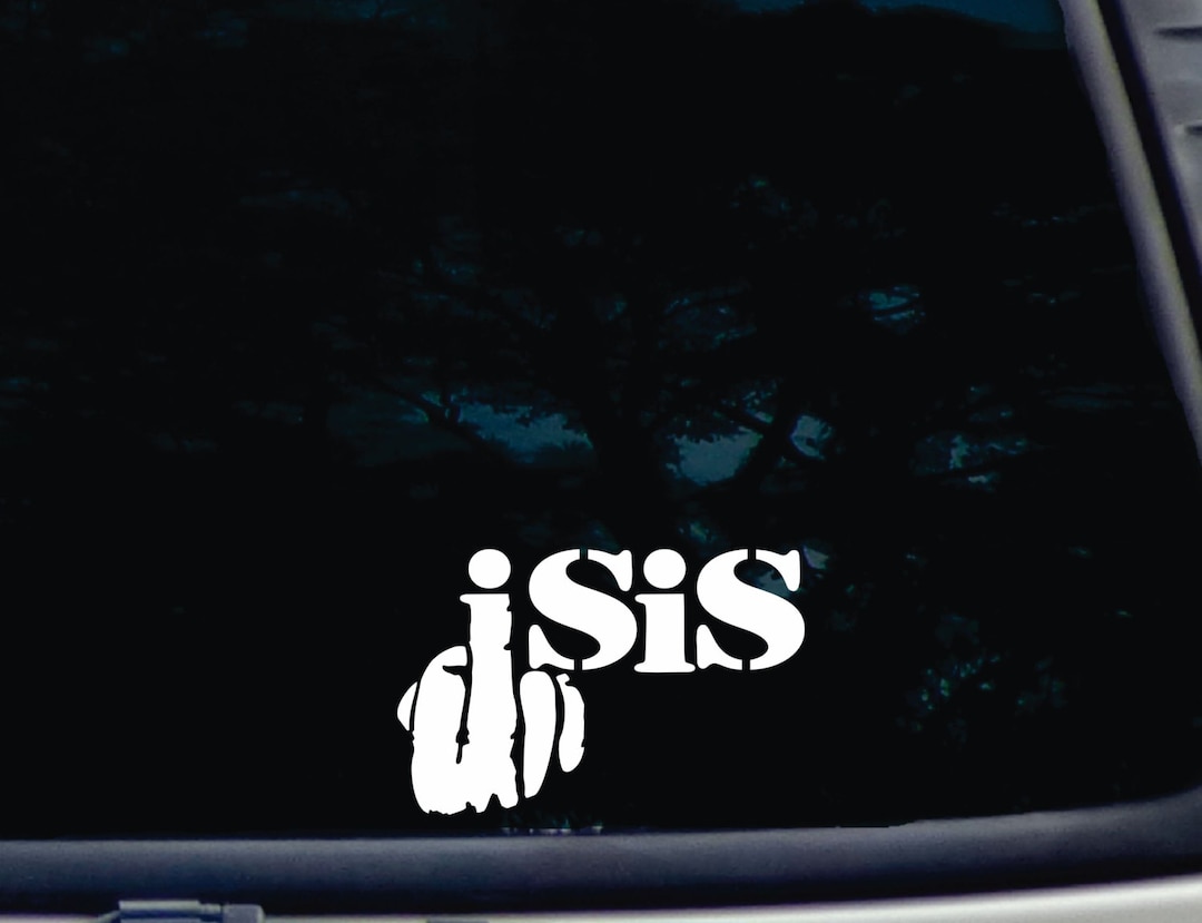 FCK ISIS With Finger Funny Die Cut Vinyl Window Decal NOT Printed a-179 ...