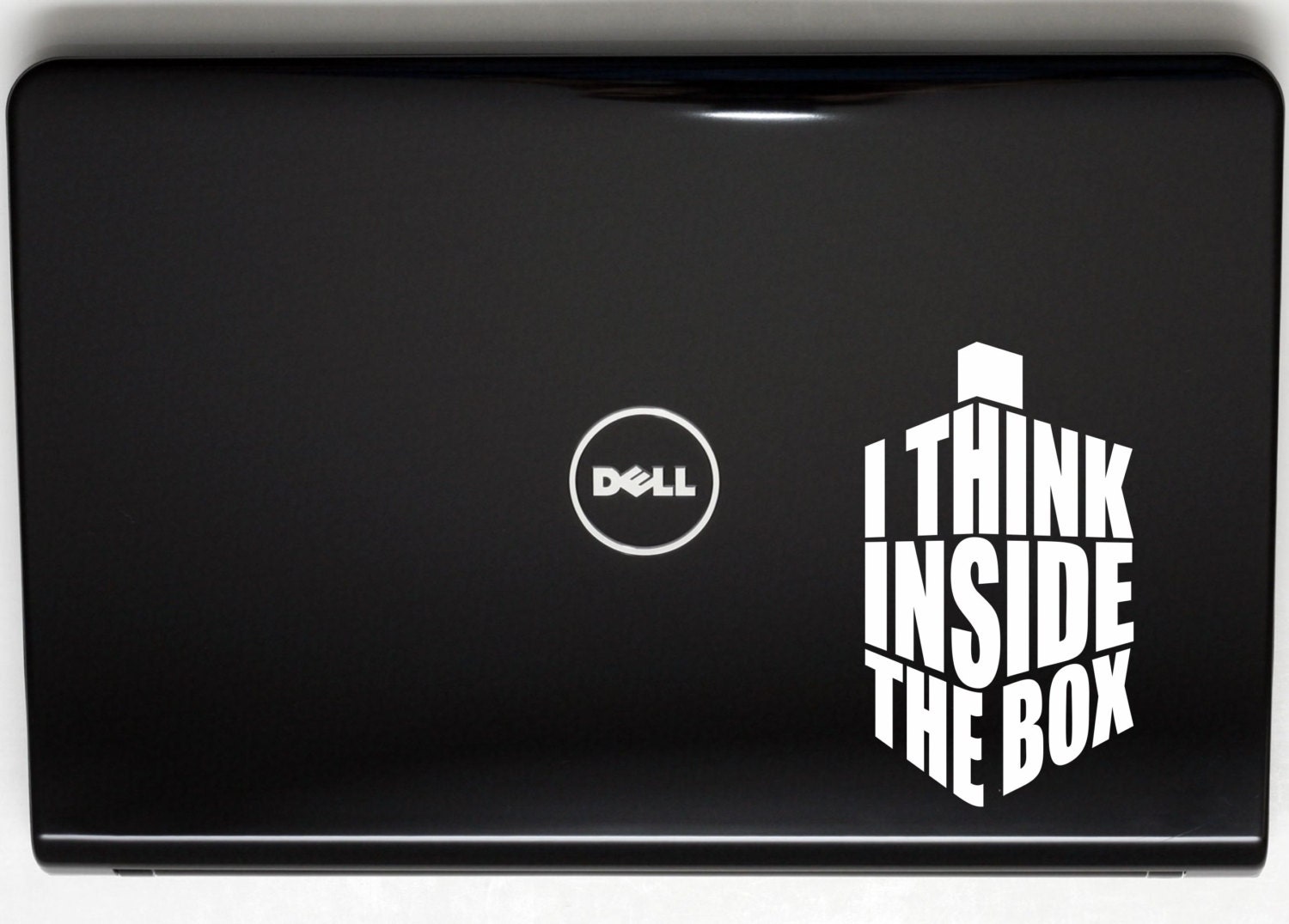 I Think Inside the Box Funny Die Cut Vinyl Window Decal - Etsy