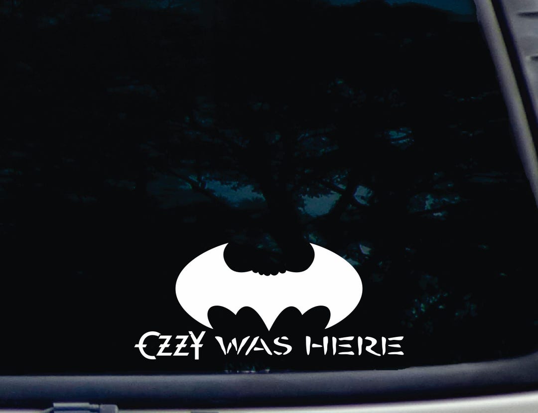 Ozzy Was Here! - Funny Die Cut Vinyl Window Decal RIP! - Etsy