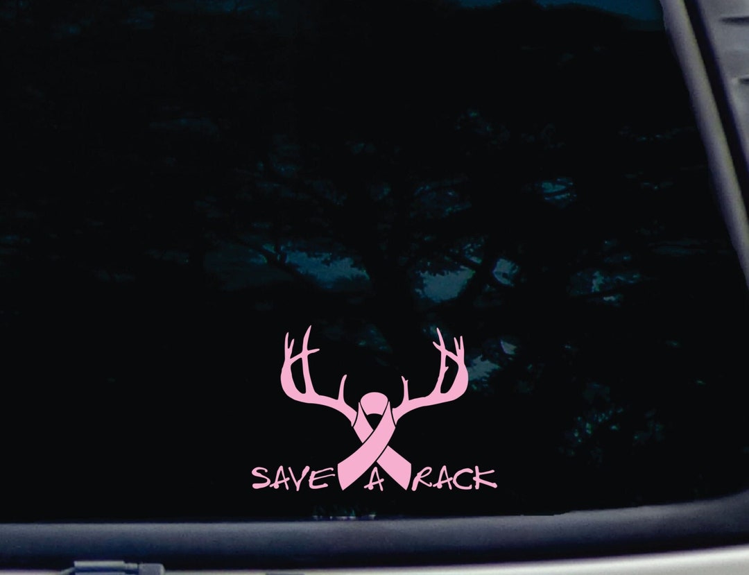 Save a Rack! - in Pink - Funny Die Cut Vinyl Window Decal / Sticker - Etsy
