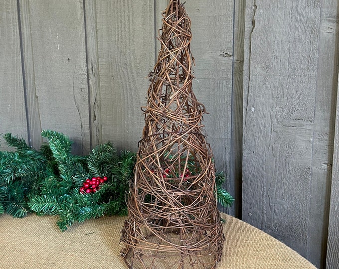 Grapevine Tree/ Rustic Grapevine Tree/ Table Top Tree/ Christmas ...