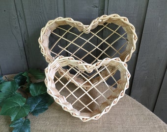 Heart shaped baskets | Etsy