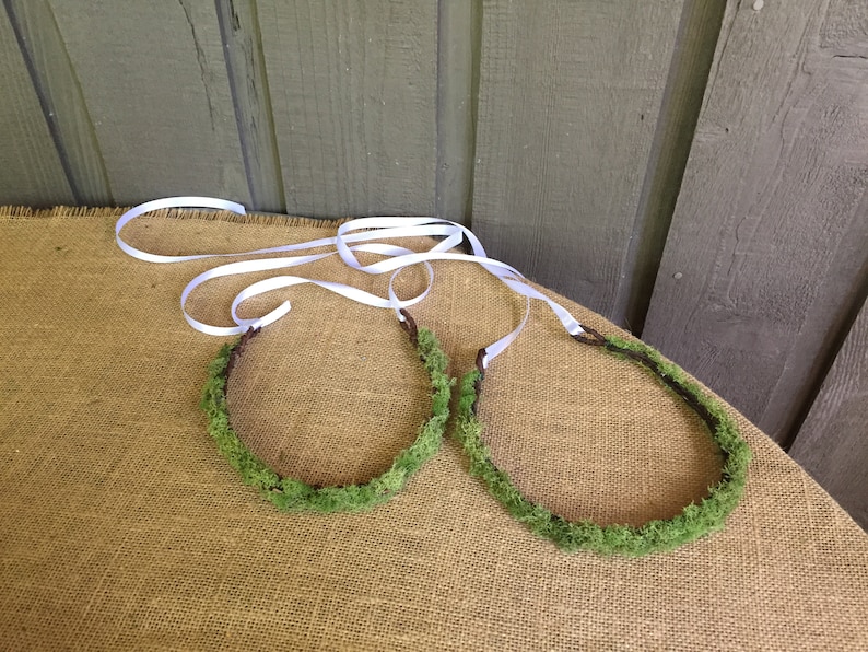 Moss Crown Wedding Moss Crown Wedding Crown Rustic Crown Woodland Crown ...