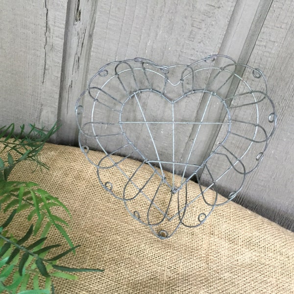 Wire Heart Basket - Etsy