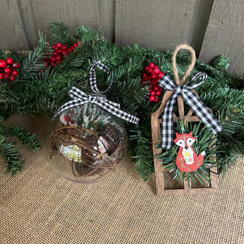 Rustic Ornaments - Etsy